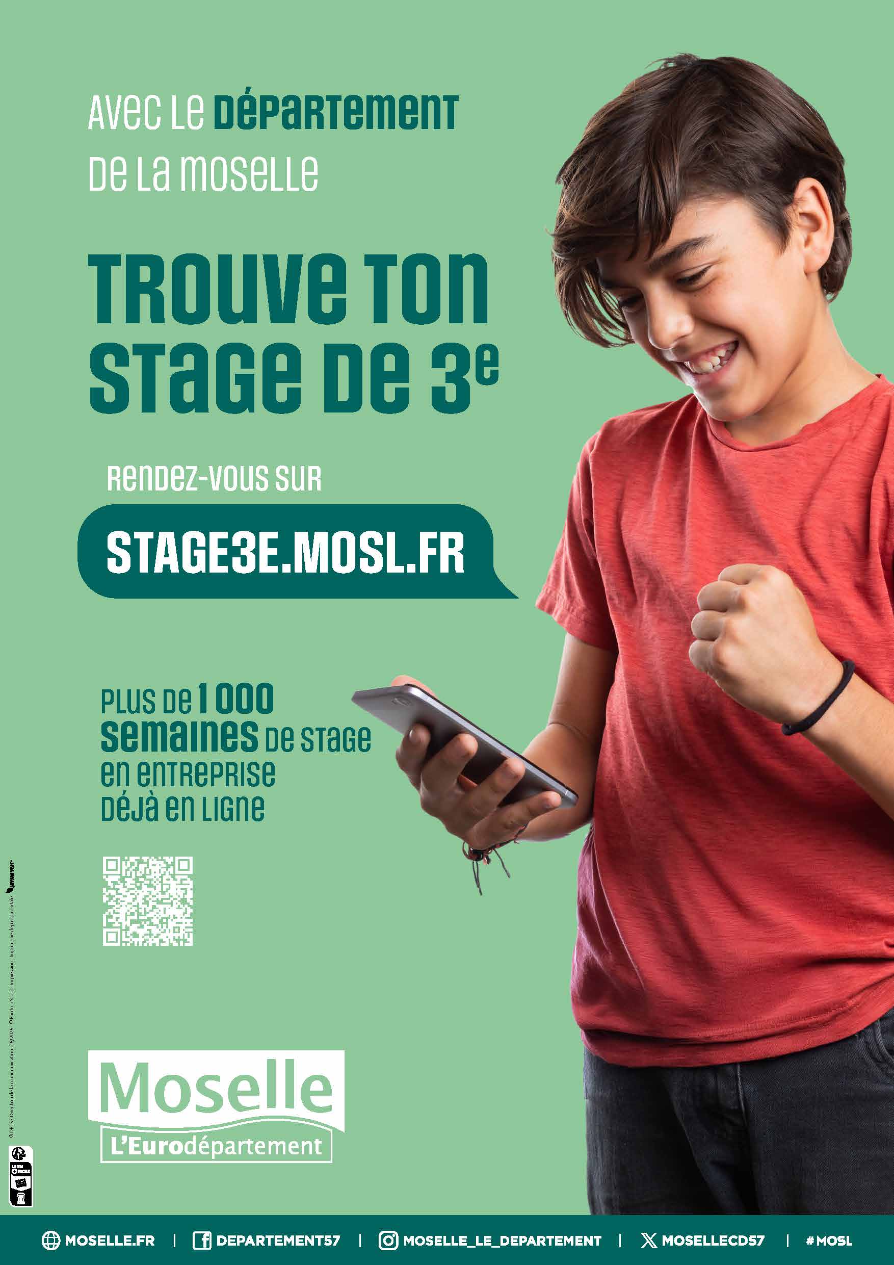 Plateforme d’offre de stages pour les élèves de 3e - Moselle.fr
